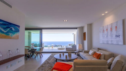 Modern flat with spectacular sea views over the bay of Palma - Living ...