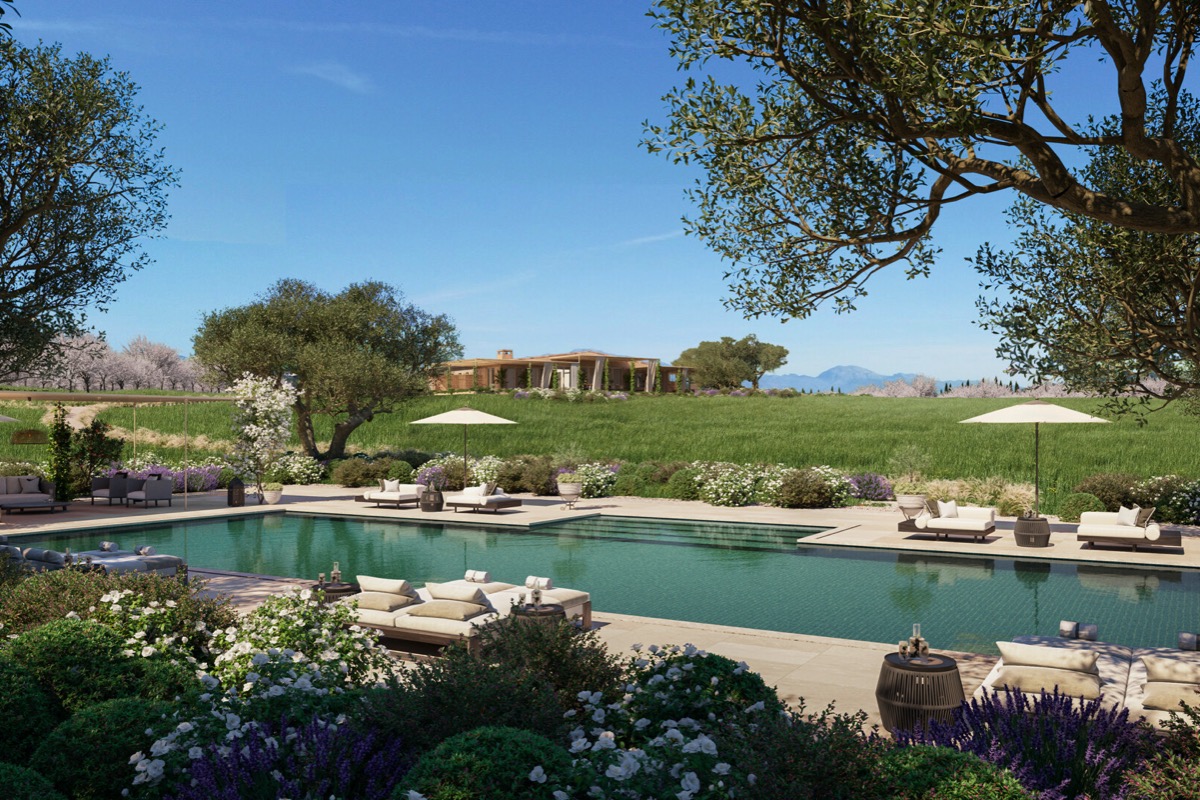 Unique Estate with the best view of the Tramuntana Mountains near Santa ...