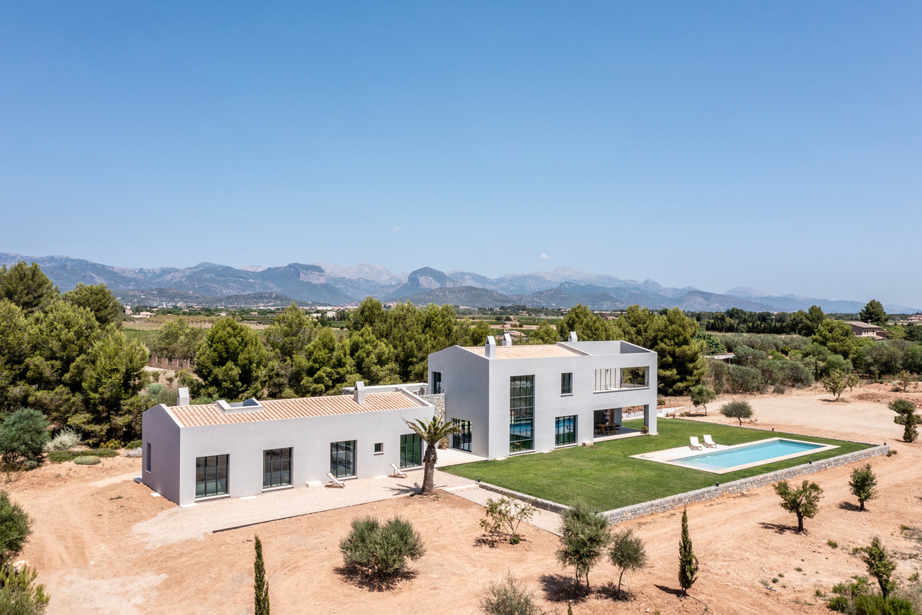 Fantastic Finca with Panoramic Views and Pool in Santa María del Camí ...
